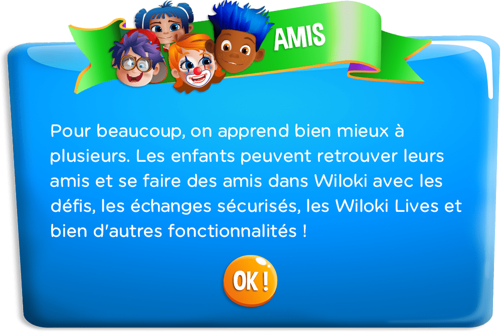 Univers - Wiloki - Soutien scolaire en ligne du primaire au collège