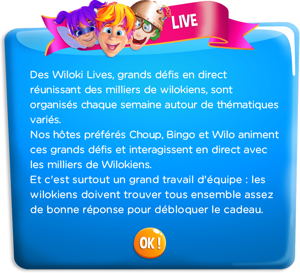 Univers - Wiloki, online tutoring for each child from 7 to 14